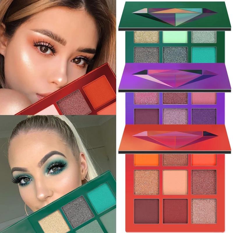 Buy CmaaDu Eyeshadow Glitter Makeup Matte Cosmetics Long Lasting ...
