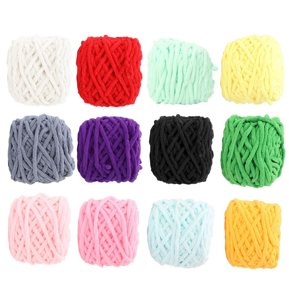 Single Thick Ice Strip Yarn Needle Knitting Woven Blanket Slipper Line ...