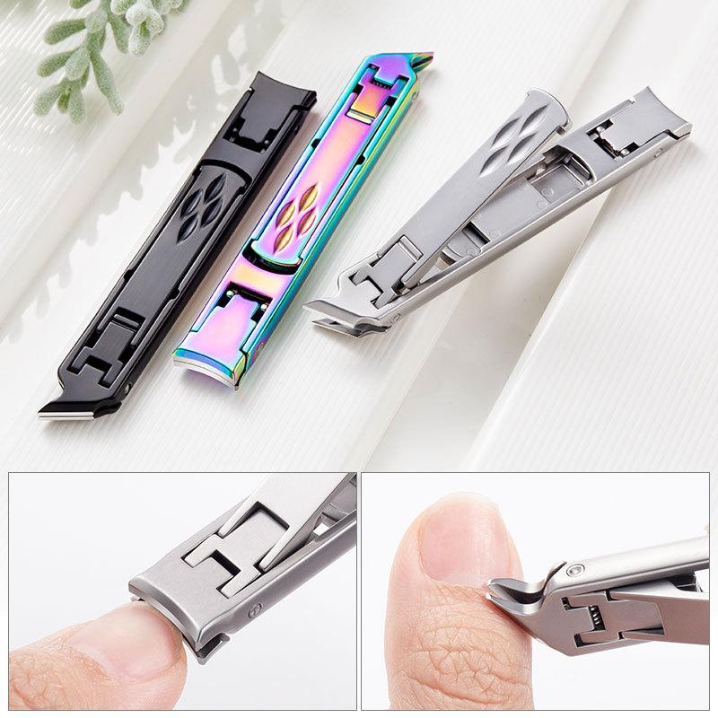 Buy Foldable Double-Ended Nail Clipper Tool,An-ti Splash High Grade ...