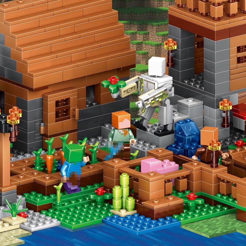 Buy The Village Building Blocks Sets DIY Assembly My World Model ...