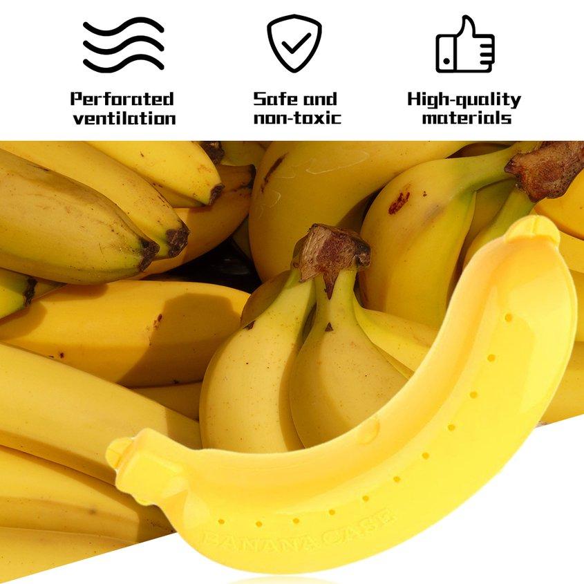 Buy KC Portable Banana Protective Box Fruit Holder Universal Banana ...