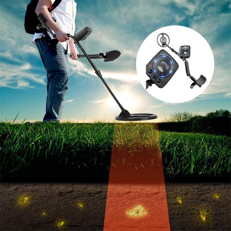 Buy Waterproof Metal Detector With Multi Functional Folding Shovel To ...