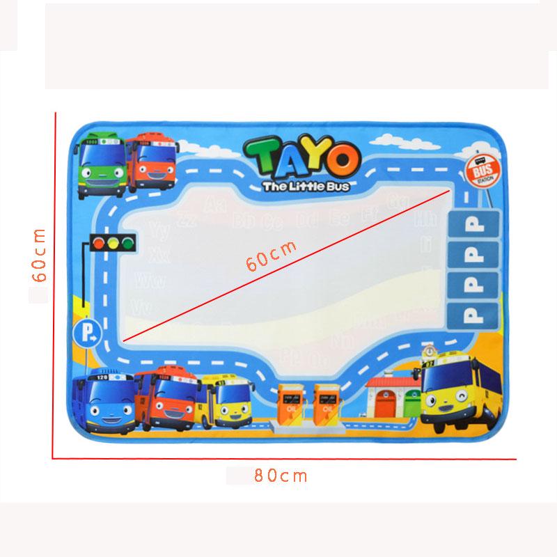 Buy Tayo The Little Bus 60x80cm Children's Magic Water Canvas Blanket ...