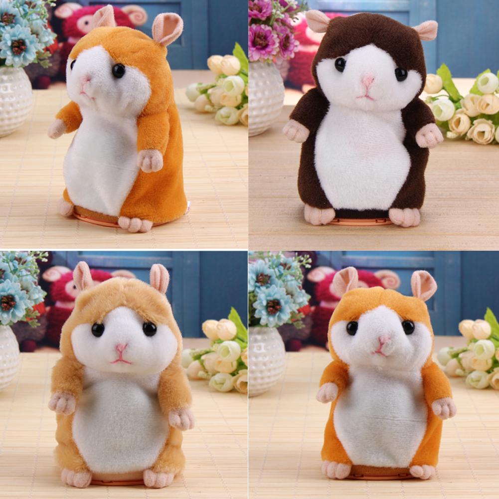 Buy Lovely Talking Hamster Plush Toy Cute Speak Talking Sound Record ...