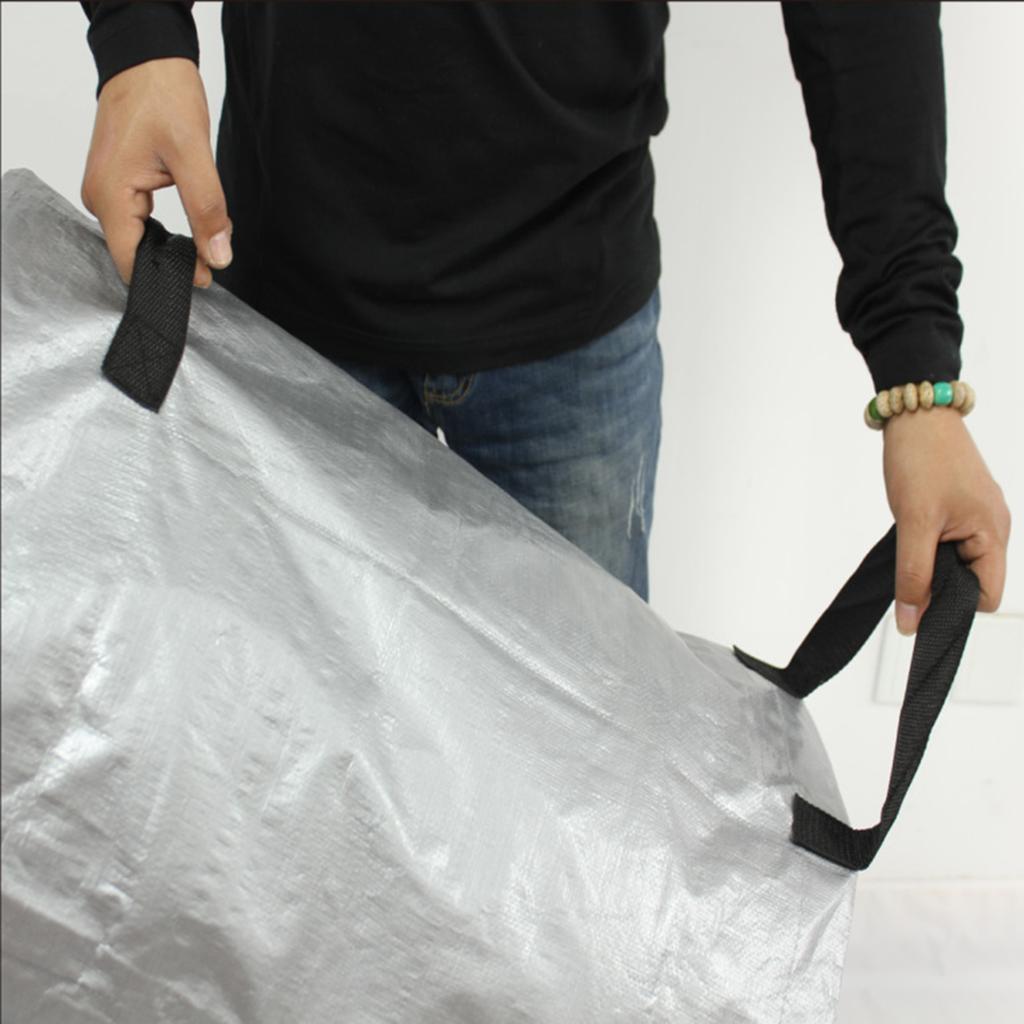 Buy 100L Reusable Waterproof Garden Waste Bag Leaves Basket Trash Bag ...