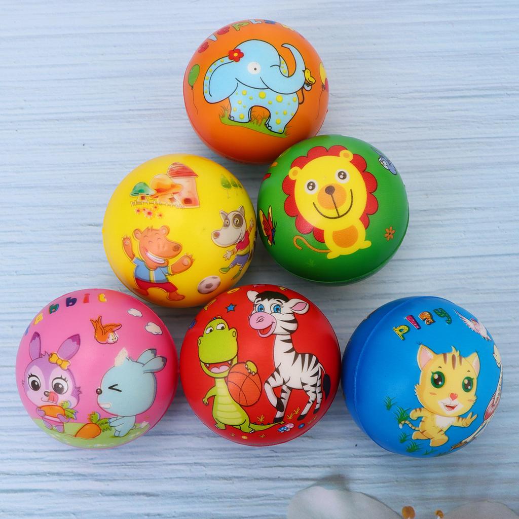 Buy 1 Set Slowly Rebounce Balls Cartoon Ball Toy Funny Relaxing Ball ...