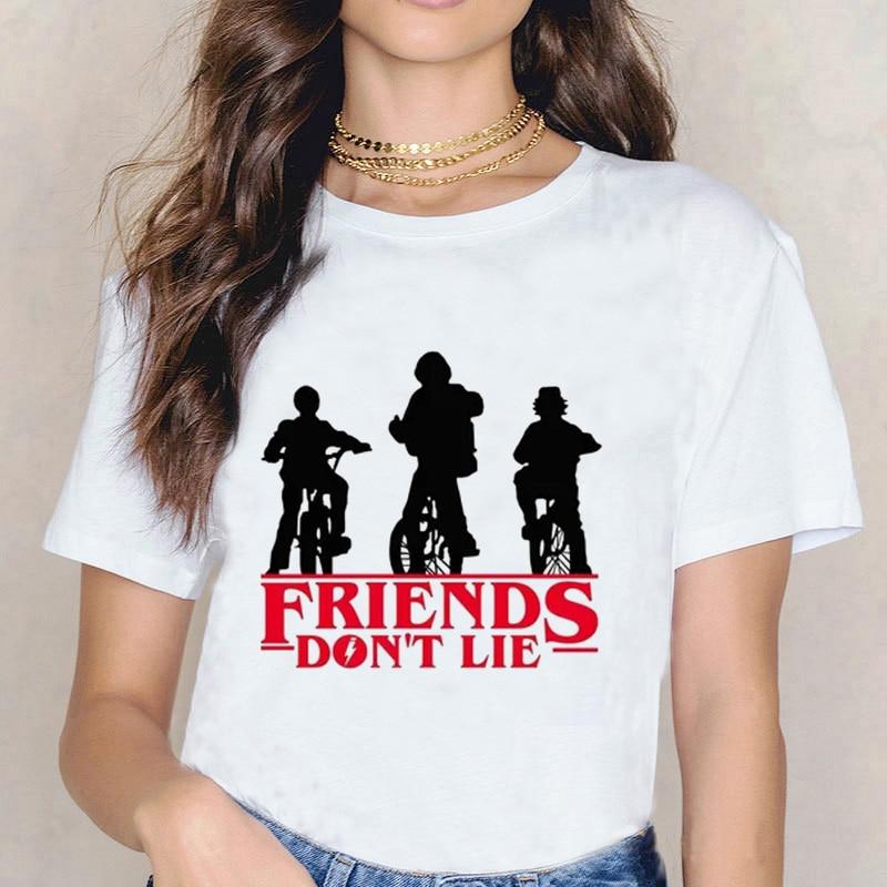 Stranger Things 3 Women T Shirt Funny Movie Femme T-Shirt Fashion Hip ...