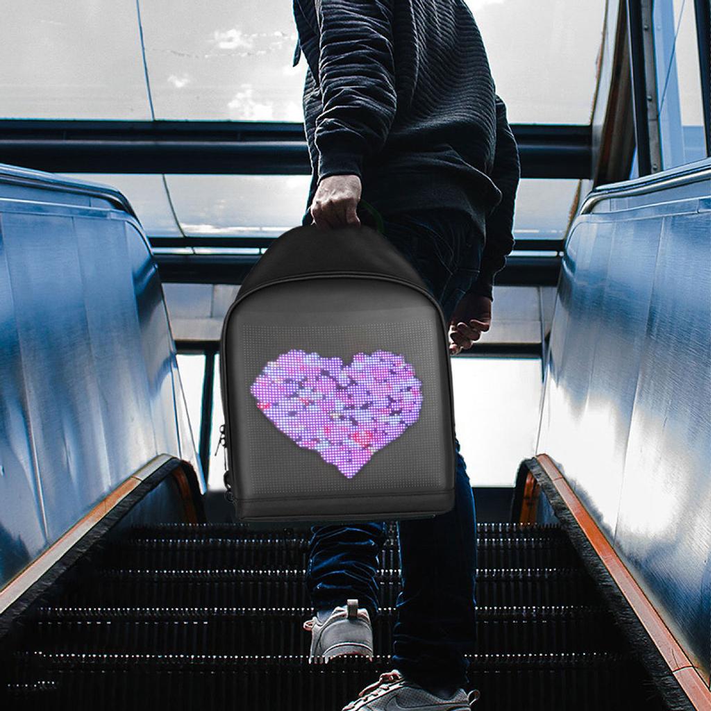 Buy Smart LED Backpack Customizable Chest Sling Bag School at ...