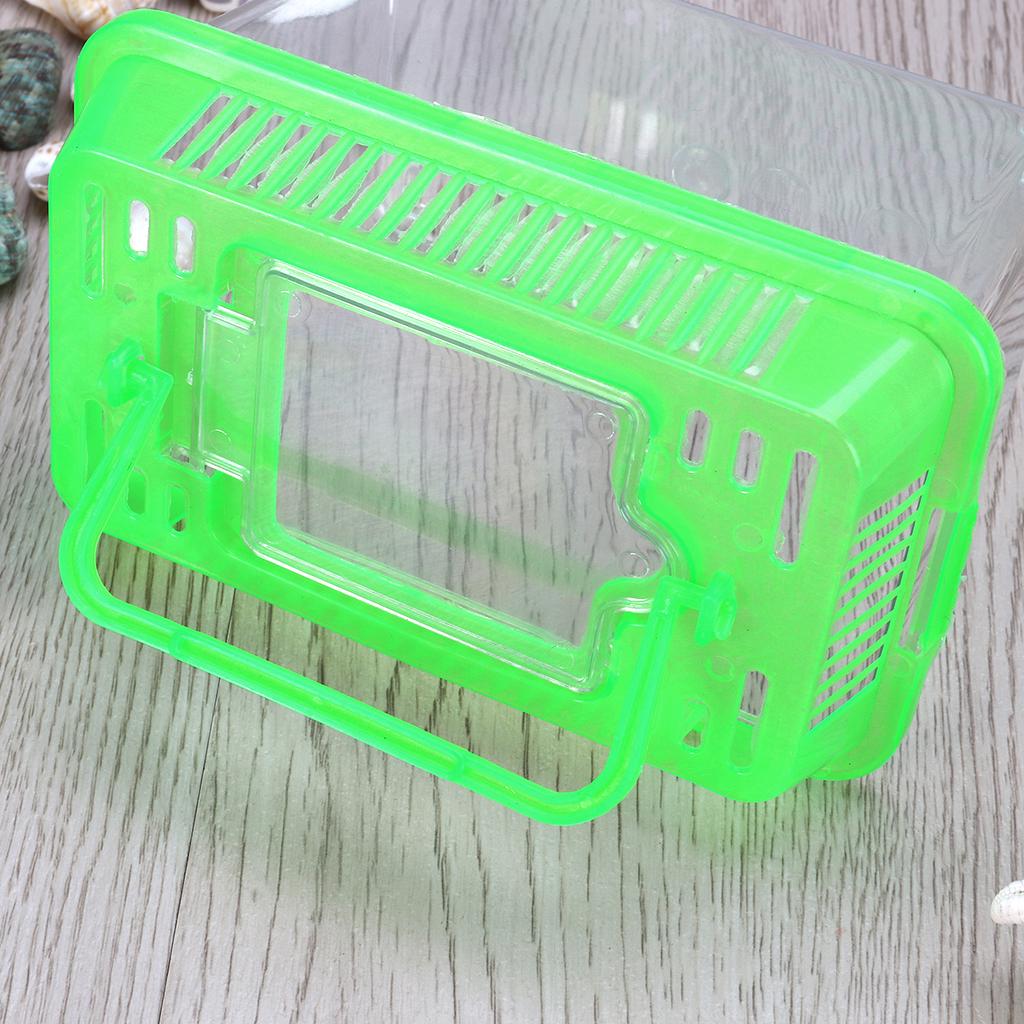 Buy Mini Non-toxic Fish Tank Plastic Handheld Fish Tank for Turtle and ...