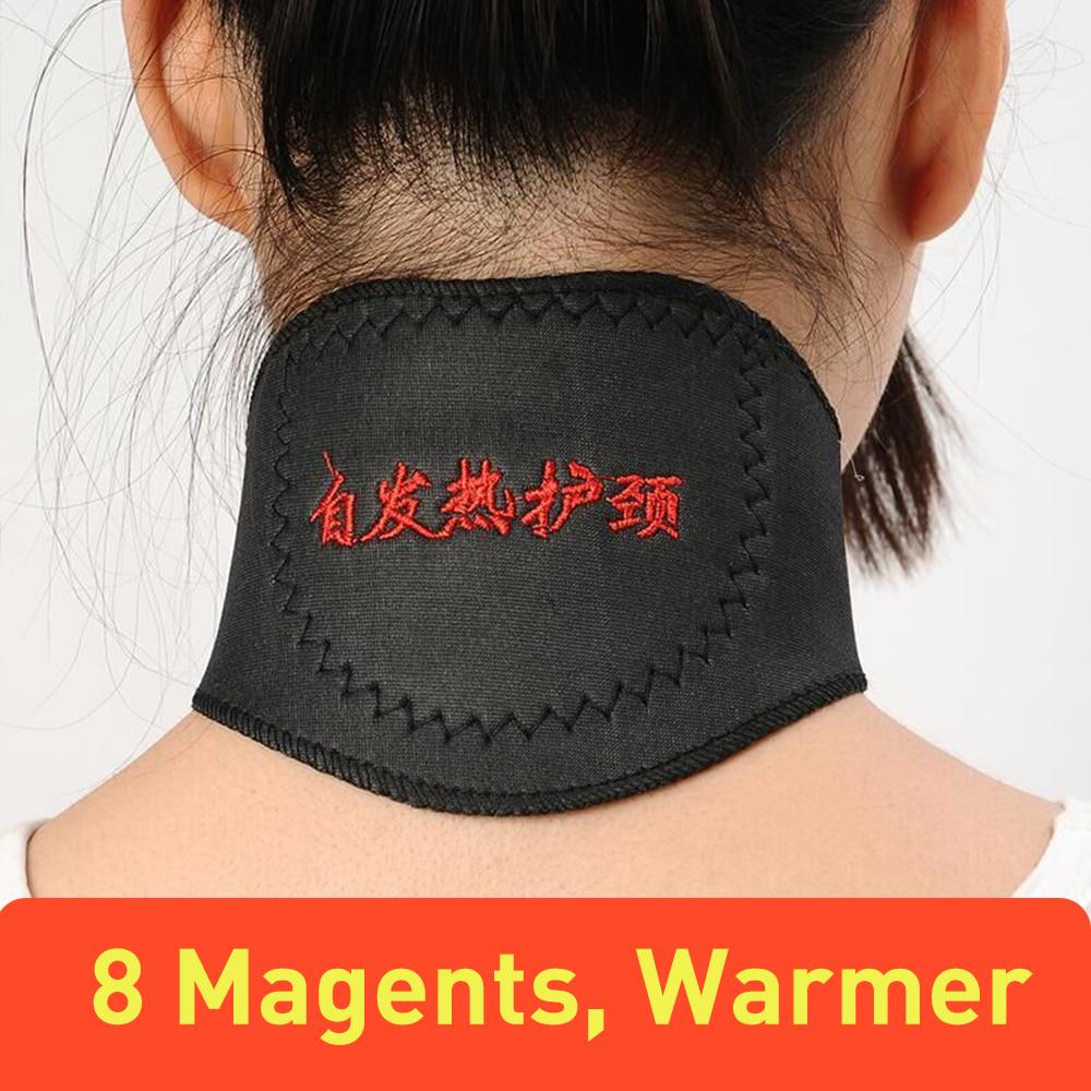 Buy Magnetic Neck Support Tourmaline Belt Magnet Therapy Self-heating ...
