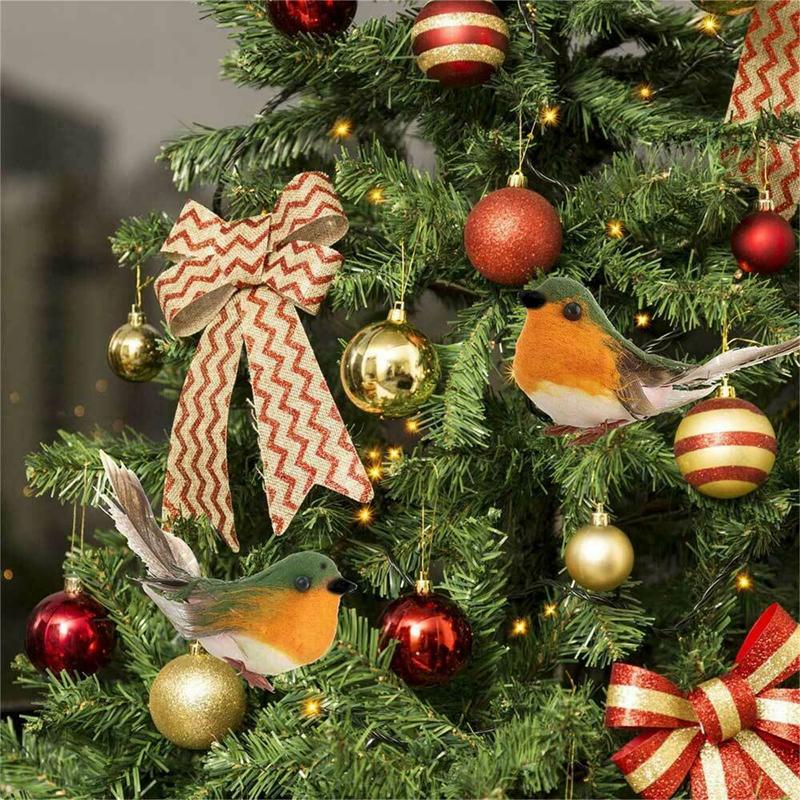 Cheap 12X Robin Bird Christmas Tree Decoration Ornaments Artificial ...