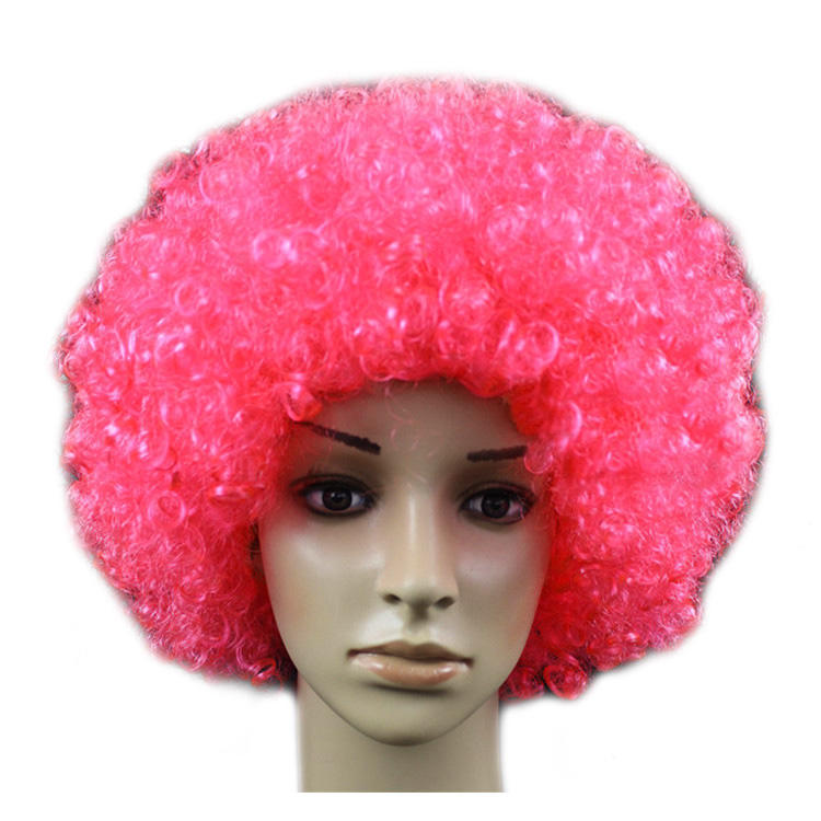 Buy DYT Women Men Cosplay Afro Wig Short Circus Curly Unisex Fancy ...