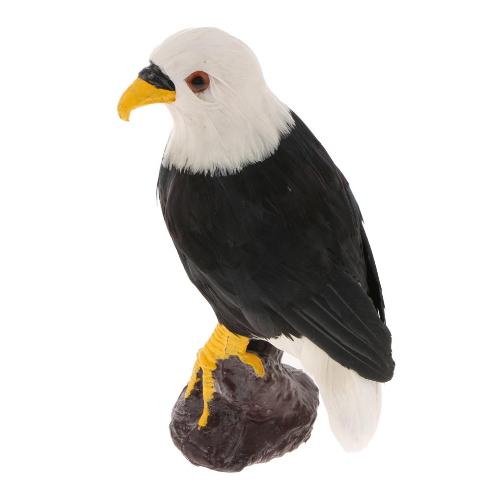 Buy Lifelike Cool Eagle Statue Indoor Outdoor Garden Ornament Prop ...