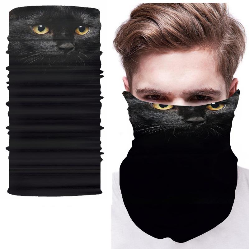Buy Flower Cat Quick-drying Head Wear Handkerchief For Unisex Dust ...
