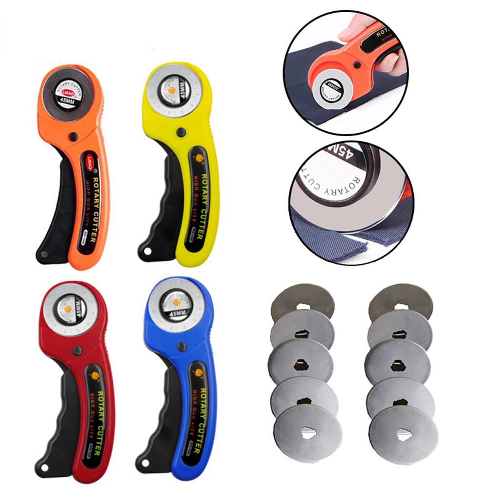 Buy 45mm Leather Craft Rotary Cutter Leather Cutting Tool Leather Craft ...