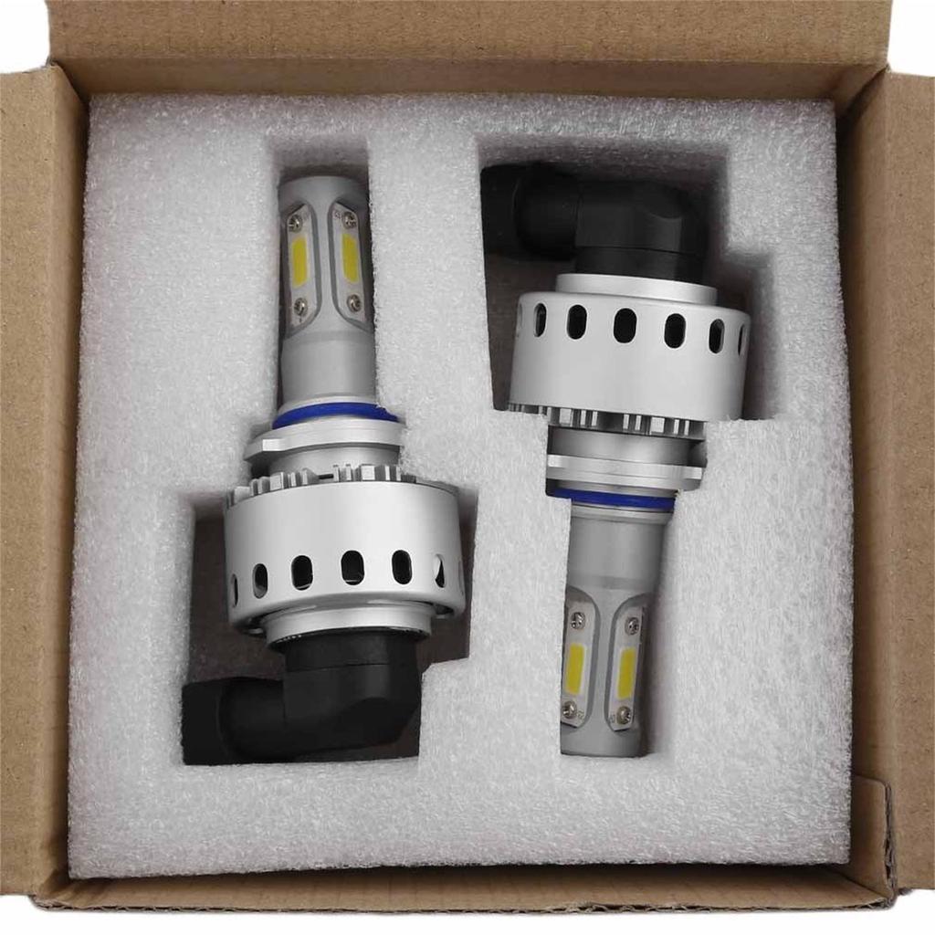 Buy 2pcs High-power 9005 COB Chip Driving Headlight LED Car Headlight ...