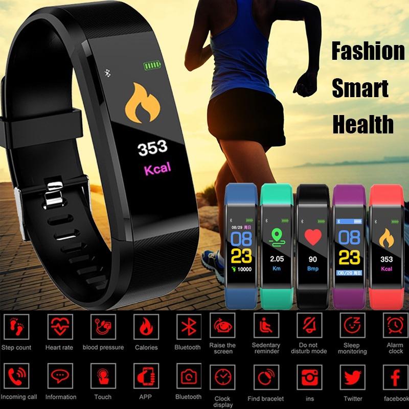 Buy Color Screen Smart Bracelet Support Blood Pressure Exercise Dynamic ...