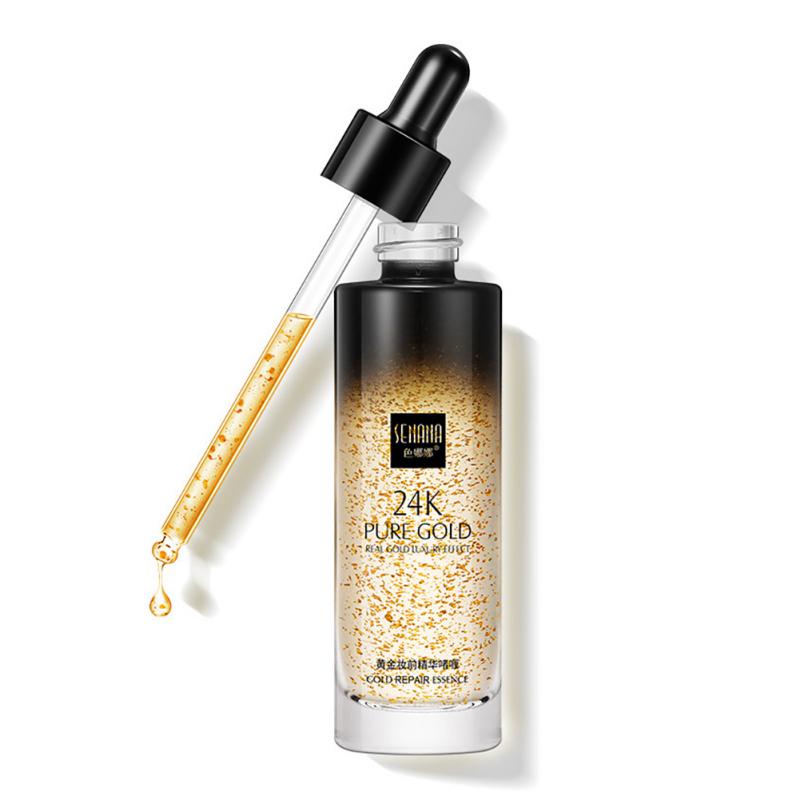 Buy 24k Pure Gold Face Primer Moisturizing Firming Skin Shrinking Pores ...