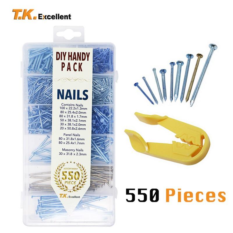 Buy Small Common Screws Nails Wire Nails Masonry Nails Assorted Set ...