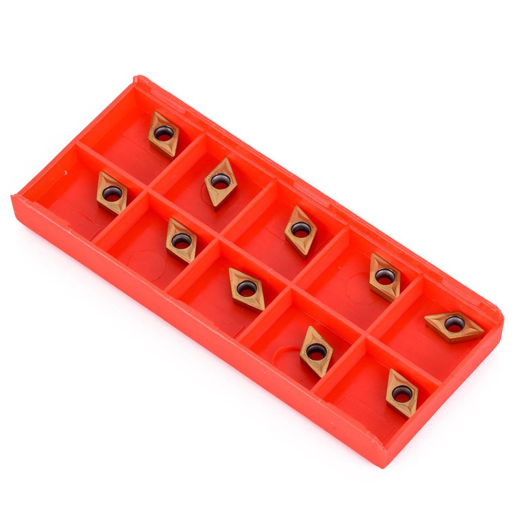 Buy IDH 10pcs DCMT070204 US735 DCMT21.51 Carbide Blades Inserts for ...
