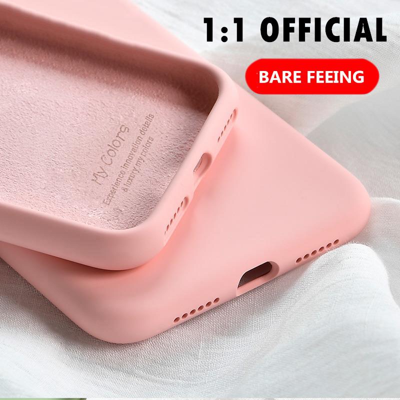Buy Original Liquid Silicone Case For Iphone 6s 7 8Plus Apple 11 Soft ...