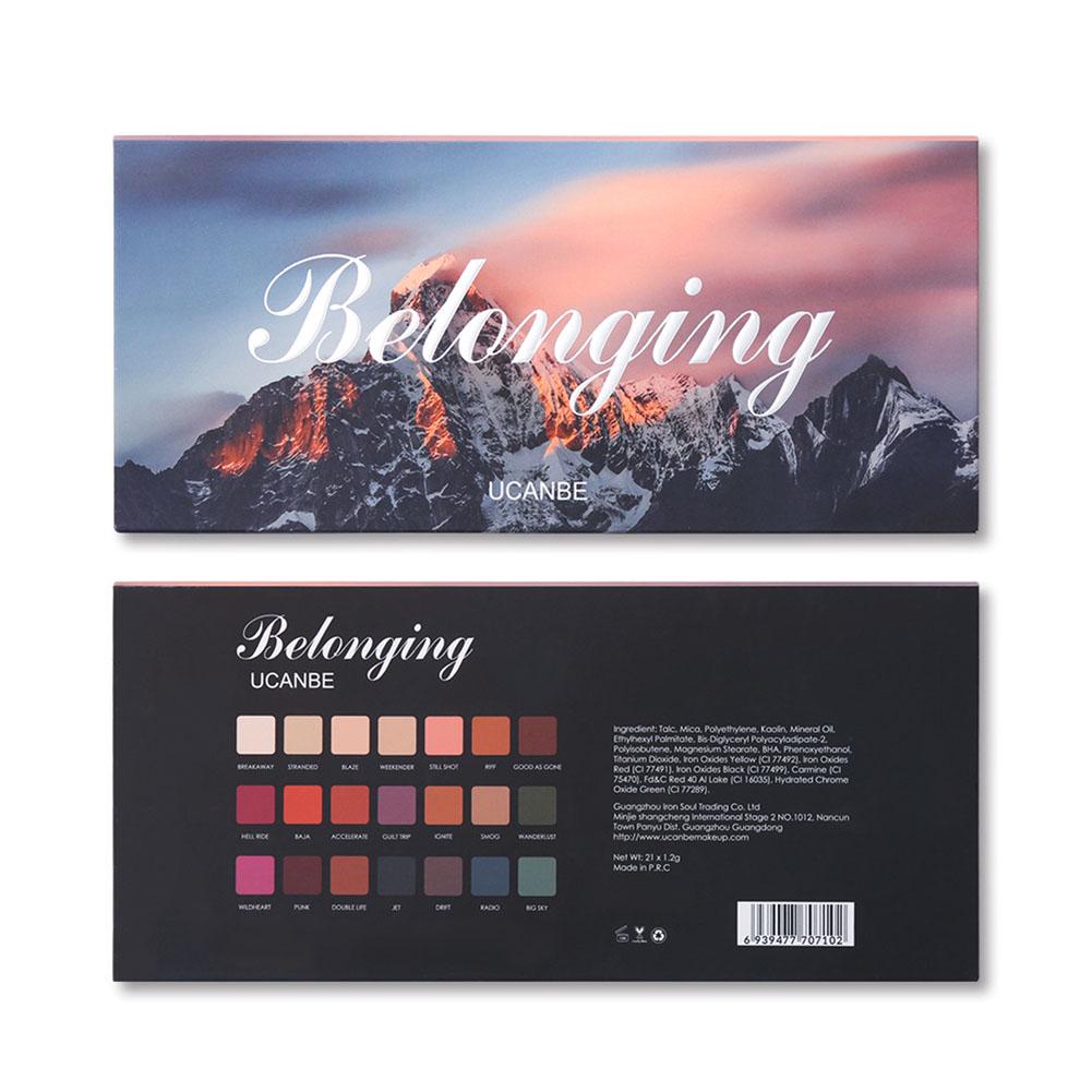 For UCANBE 21-Color Eye Shadow Palette Shimmer Matte Earth Tone ...