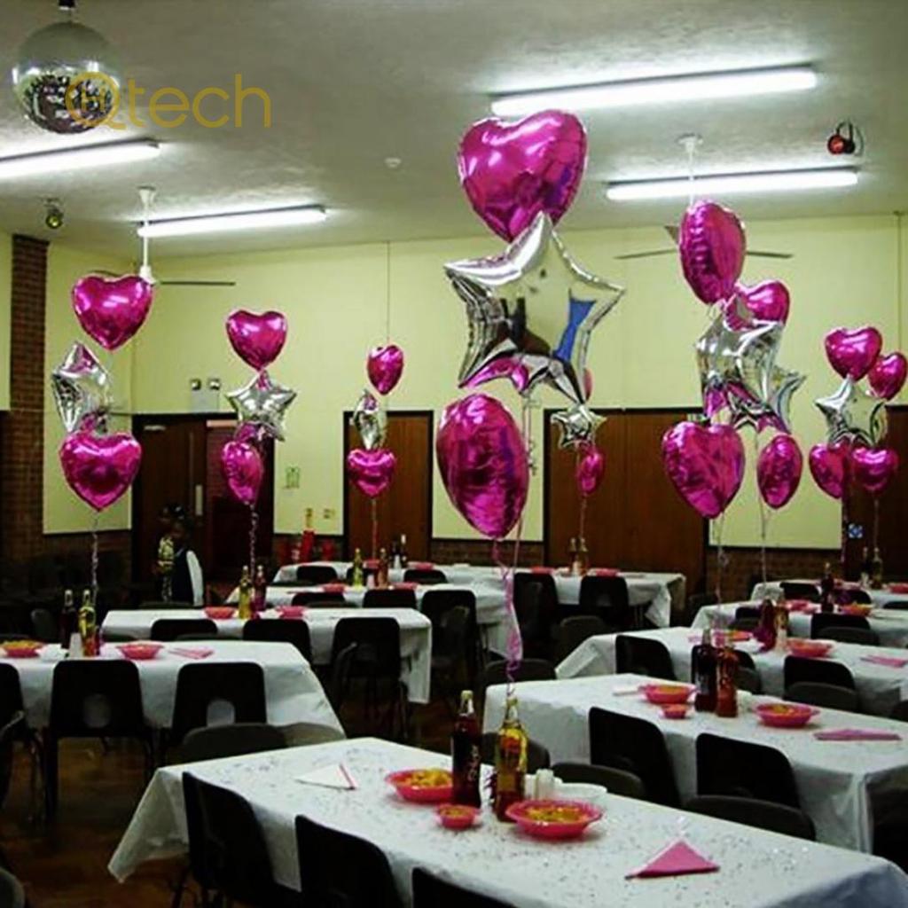10inch Romantic Heart Pearl Purple Pink Foil Balloons Helium Wedding I ...