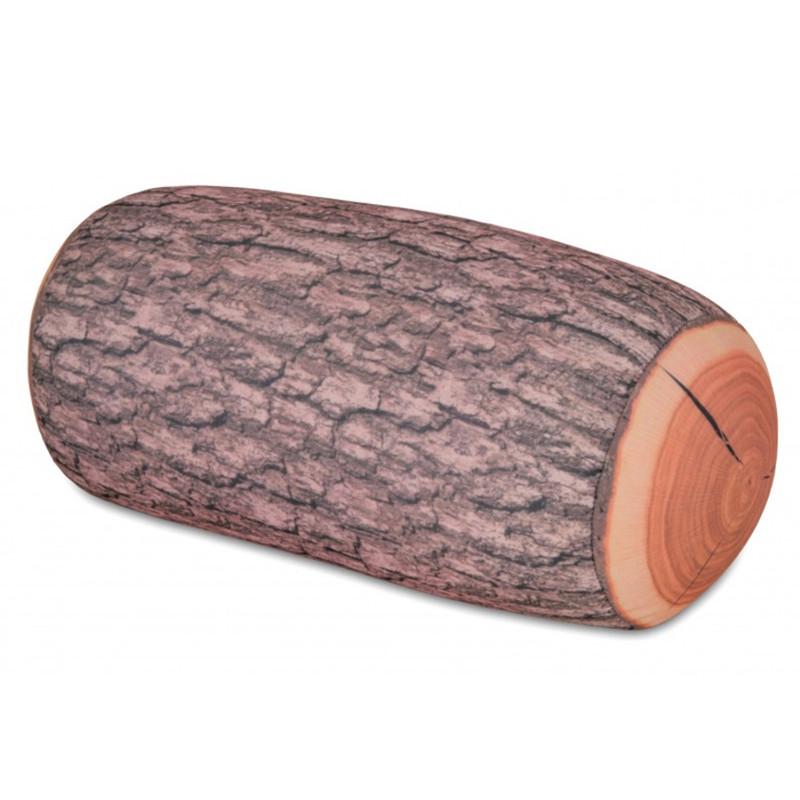 Buy 38*16.5cm Wood Log Pillow Tree Stump Wood Texture Pillow For Car ...