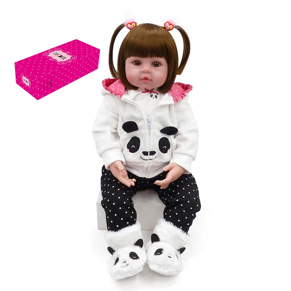 Buy Decdeal Lifelike Reborn Baby Doll 24 Inch Big Size Silicone Rebirth ...