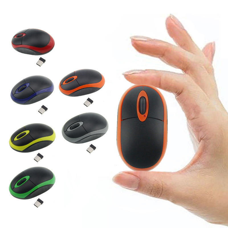 Buy 2.4G Wireless Mouse Mini Cordless Optical Mice For Computer Laptop ...