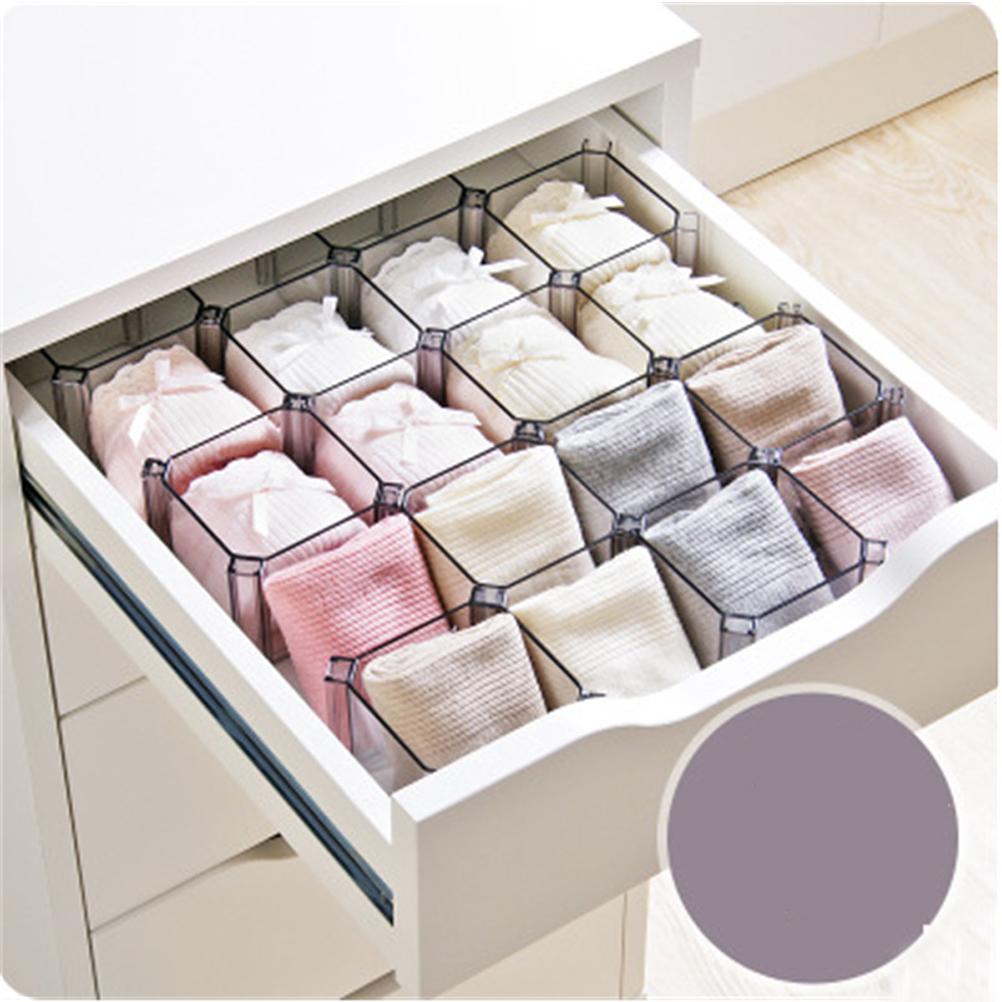 Buy 6pcs Socks Storage Container Practical Storage Case Underwears ...