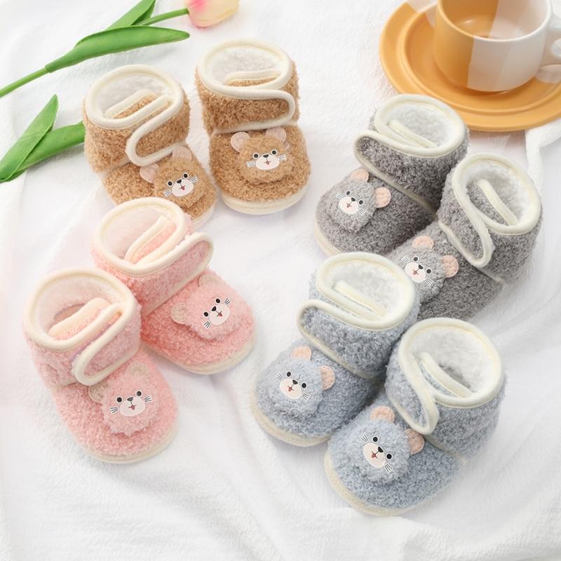 Buy Newborn Casual Baby Booties Baby Boys Girls Cute Cartoon Shoes Infant Toddler Soft Sole Anti ...