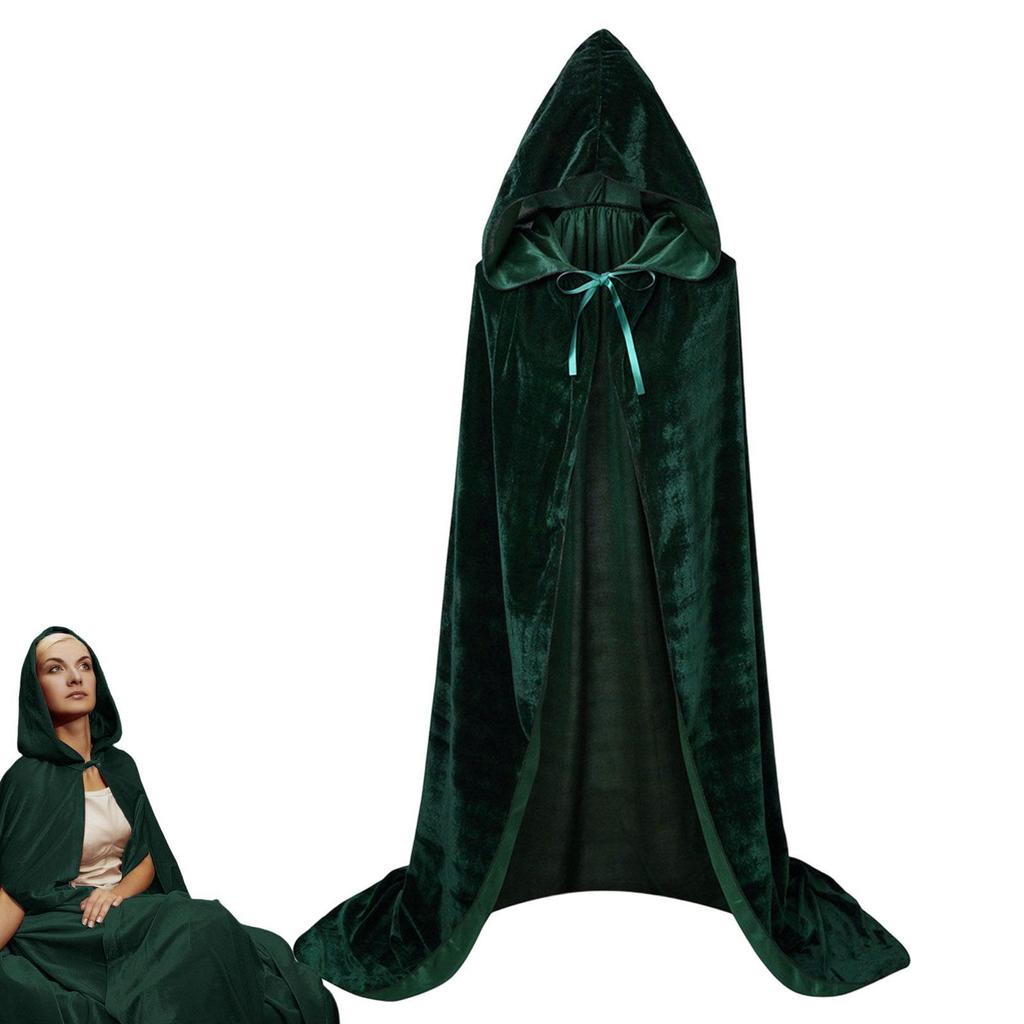 Buy Halloween Witch Cloak | Wizard Cape Cloak with Hood | Cosplay ...