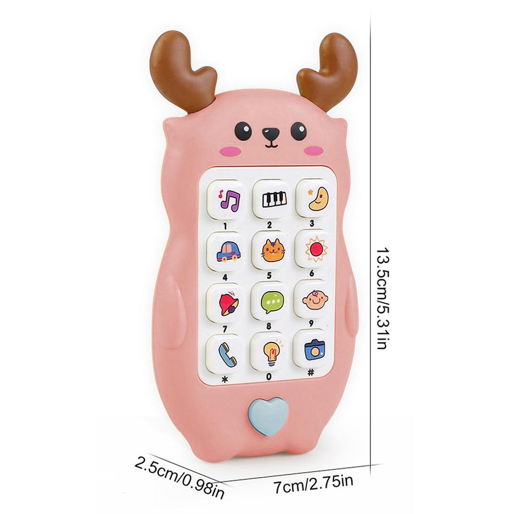 Buy Mobile Phone Toy | Light Music Educational Phone | Can Bite Toy ...