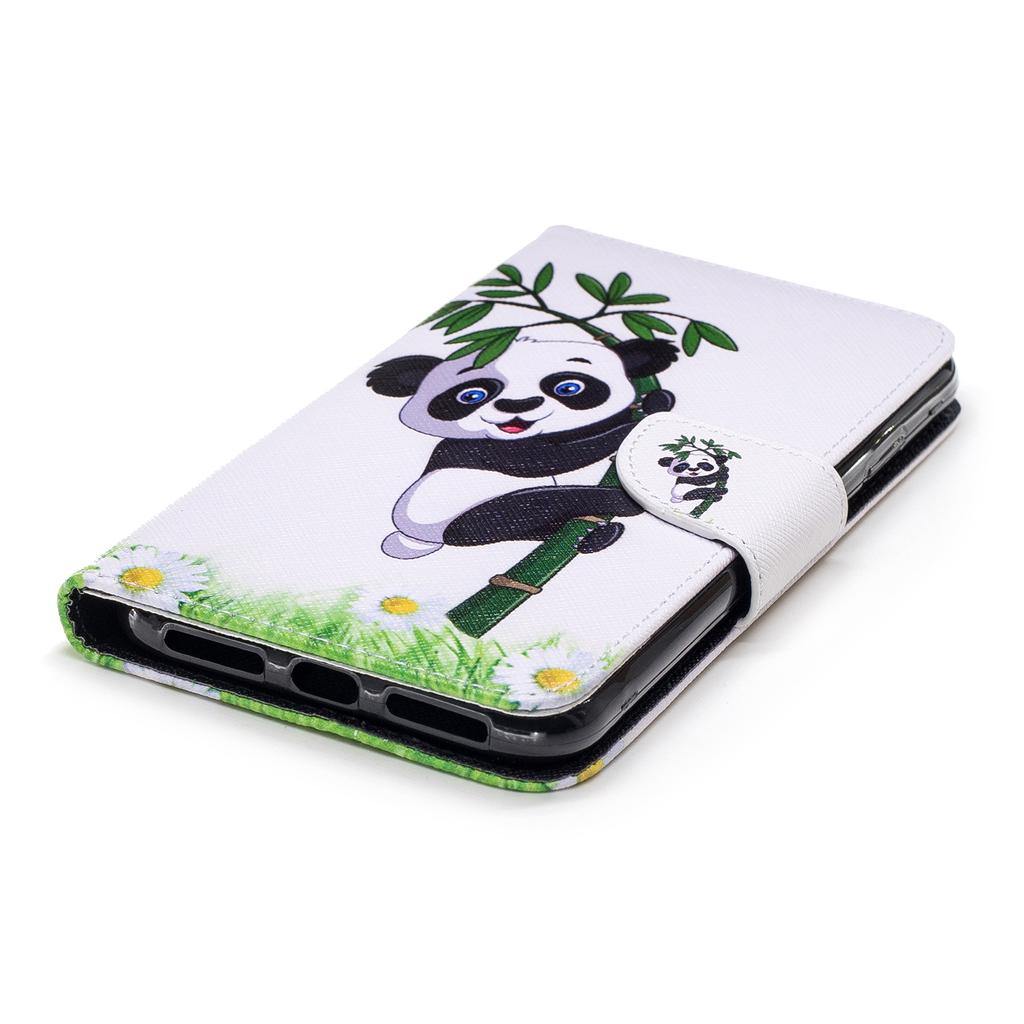Buy Cute Panda Painted Pattern PU Leather Flip Wallet Card Cash Pocket ...