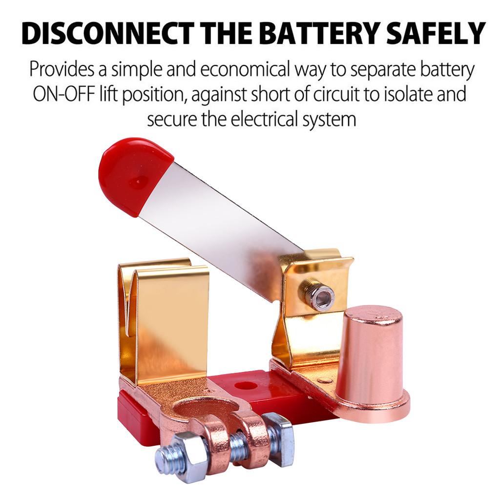 [7FZ] 12V / 24V Battery Disconnect Switch Isolator Power Cut Off for ...