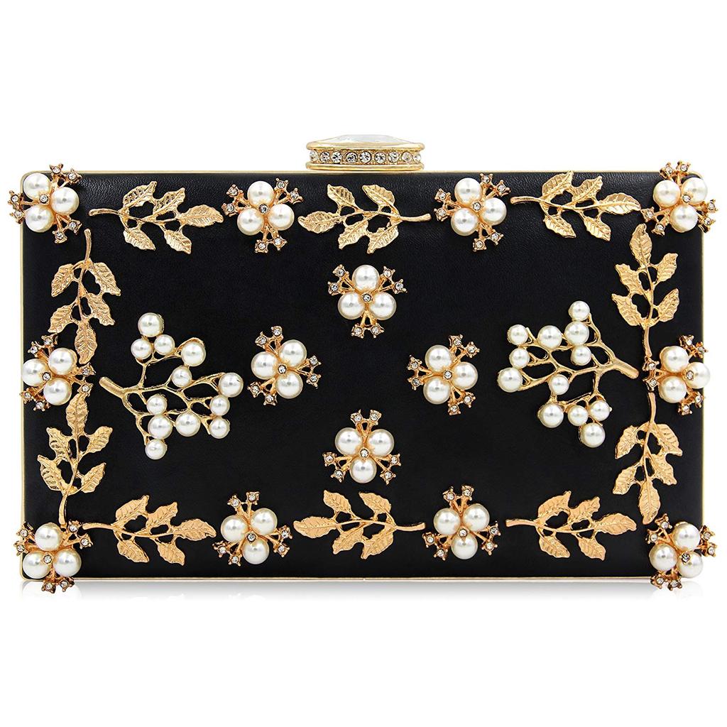 Women Clutches Pearls Evening Bag Clutch Purse Bags-buy at a low prices ...