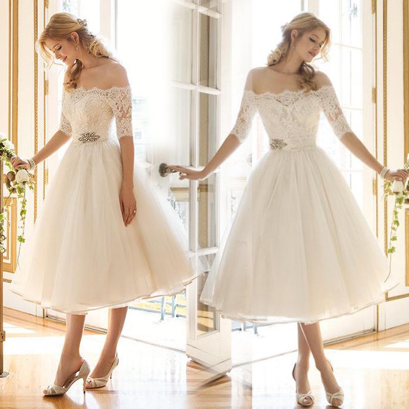 Buy Women's Dress Burst Evening Dress One Word Collar Party Dress at ...
