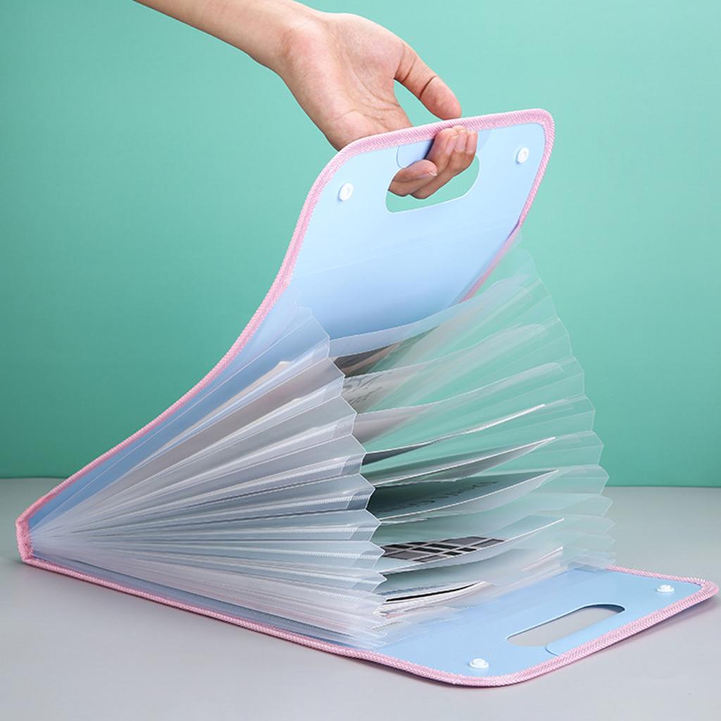 Buy Expanding File Folder 13 Pocket File Organizer Colorul Accordion ...