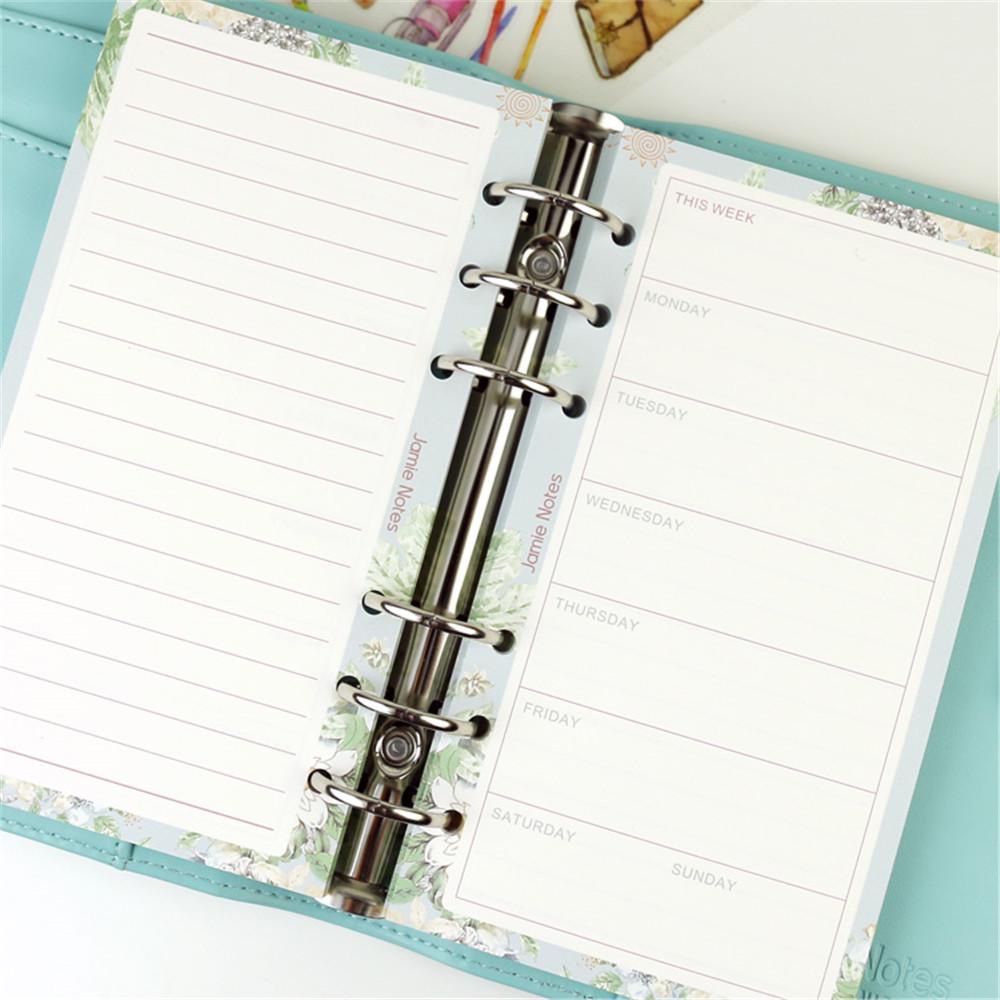 Paper Weekly Planner Paper Card Writing Pad Notebook Notebook Refills ...