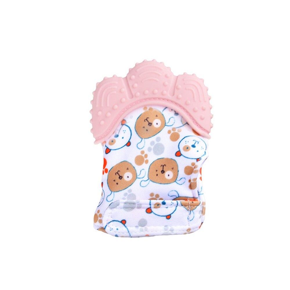 Buy Baby Silicone Mitts Teething Mitten Glove Sound Teether Newborn ...