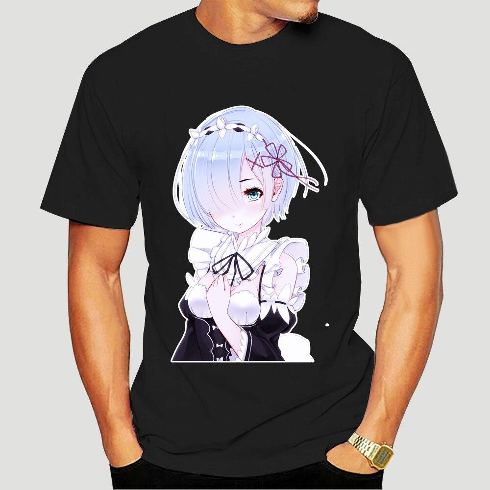 Satın alın Casual Man Rem Re Zero T Shirt Starting A Life Homme Tees ...