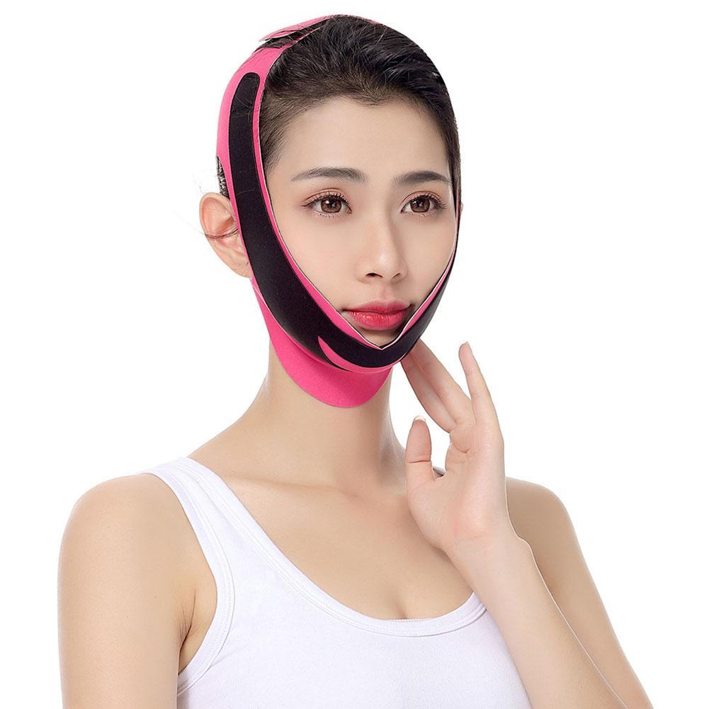 Buy Face Cheek Shaper Elastic Women Face Shaping Belt Slimming Chin Up ...