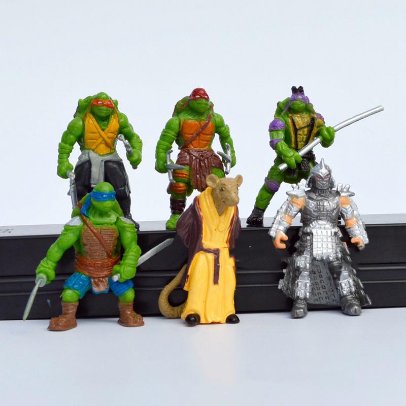 Buy KIds Model Gift Ninja Turtle Childrens Toy Dolls 6 pcs/set at ...