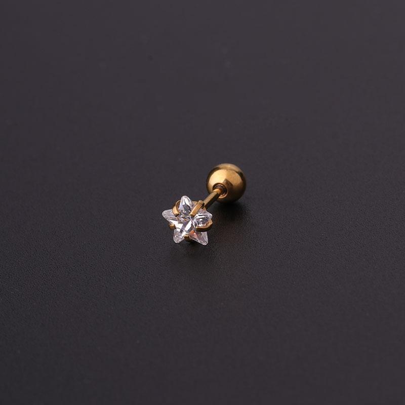 Cheap 1Pc Zircon Thin Rod Stainless Steel Screw Ball Ear Bone Stud ...