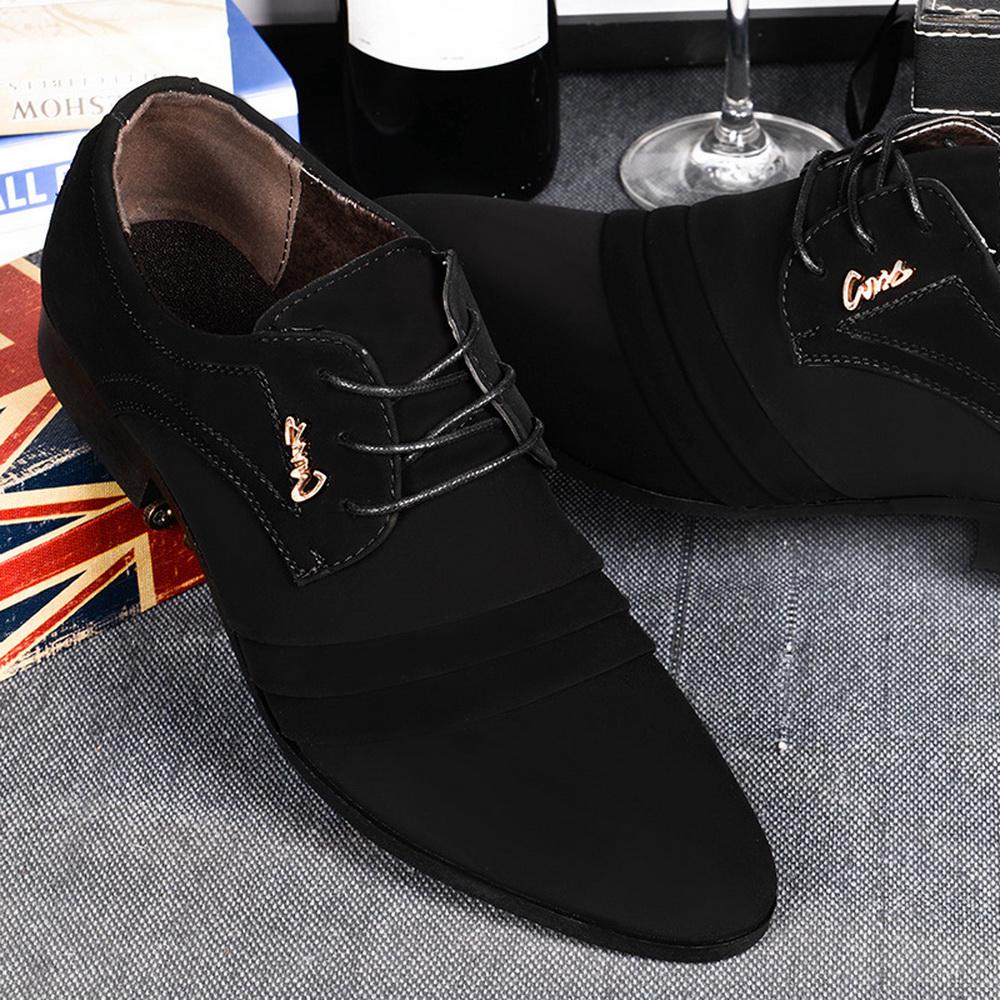 Buy Men's Casual Leather Fashion Business Shoes Wedding Footwear at ...