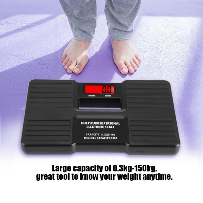Buy LCD Digital Electronic Weight Scale Personal On/Tare Function Low ...