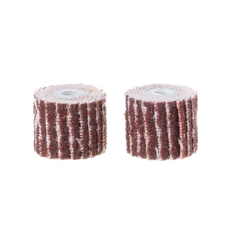 Buy 12pcs 240 Grit Sanding Flap Wheel Sand Paper Dremel Rotary Die ...