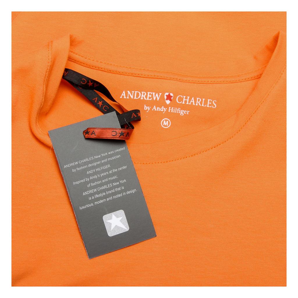 Andrew Charles Herren T-Shirt Kurze Ärmel Rundkragen Orange KEITA uygun fiyatlı satın alın ...