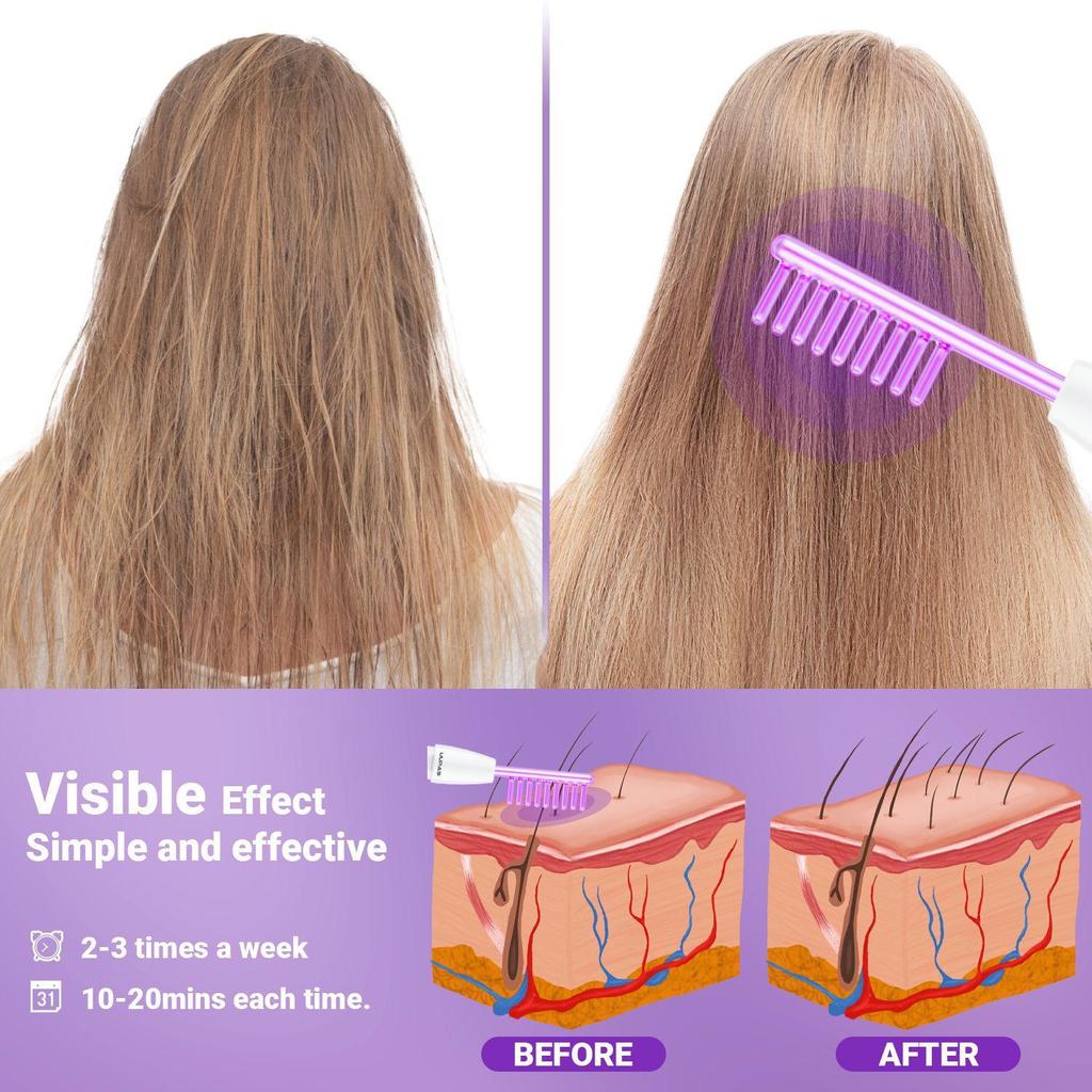 Buy DARSONVAL High Frequency Facial Machine Violet Light for Facial ...
